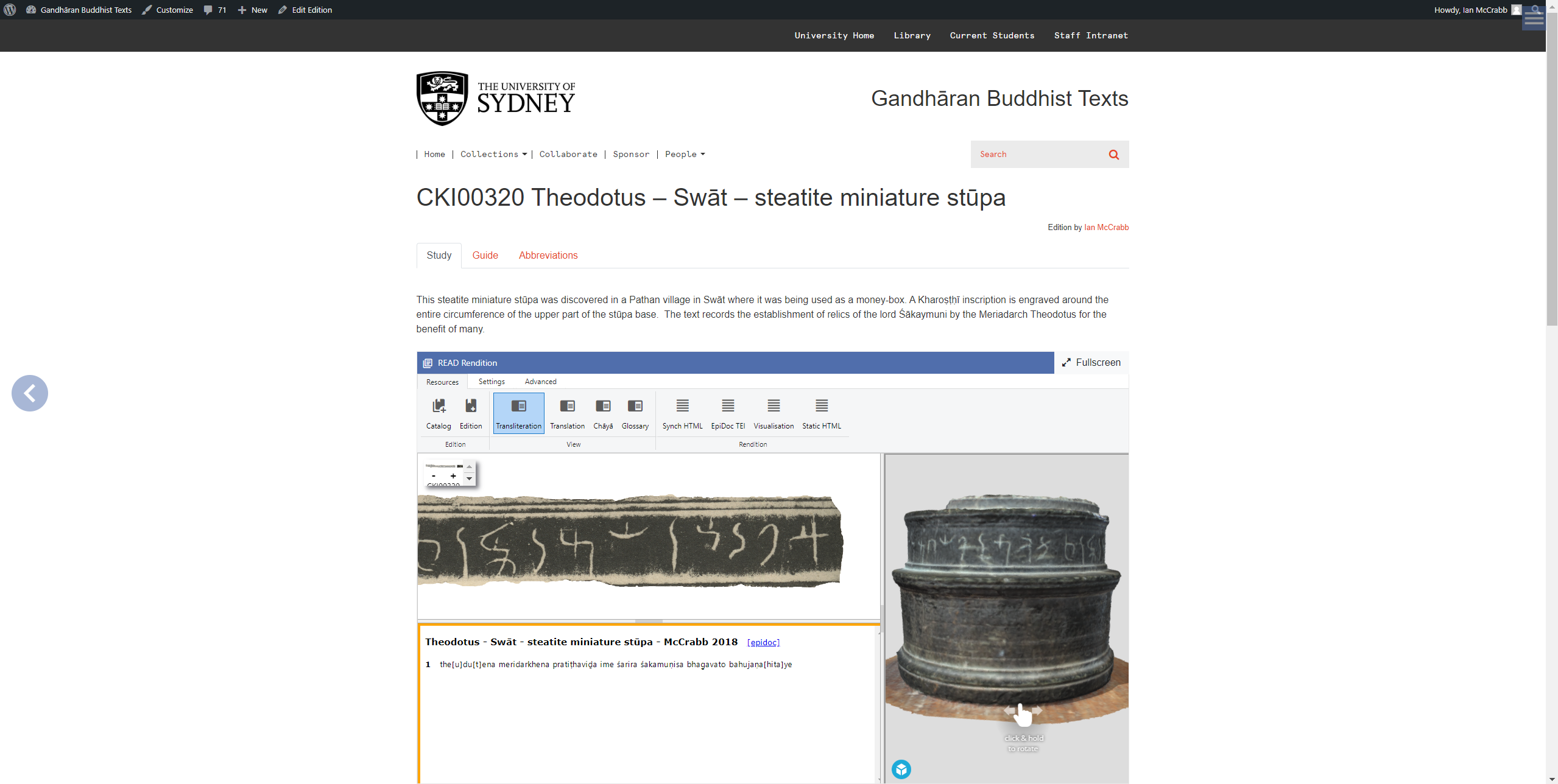 IRA3 – Inscription Edition – READ Workbench